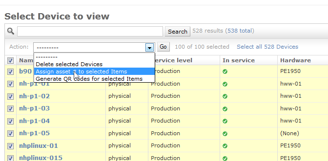 QR codes and asset tags for IT inventory management