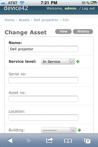 Using Mobile devices for Asset inventory with QR codes
