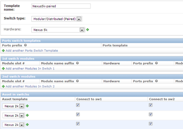 Simpler data center management with network switch templates in v4.0.0