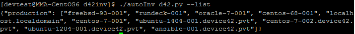 Automation Examples Using Device42's Ansible Dynamic Inventory Script