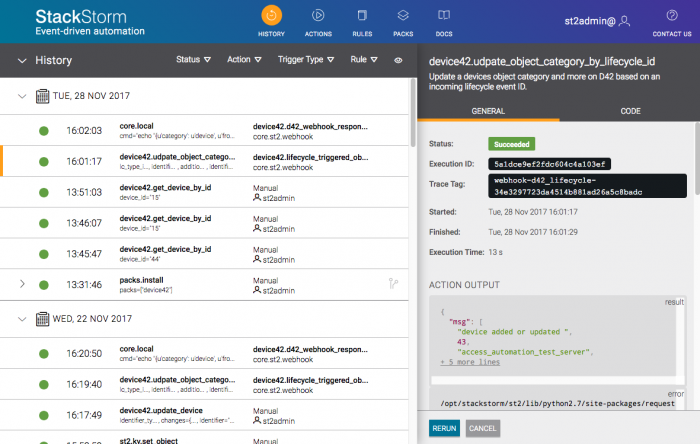 Dynamic User Permissions with Device42 and Stackstorm