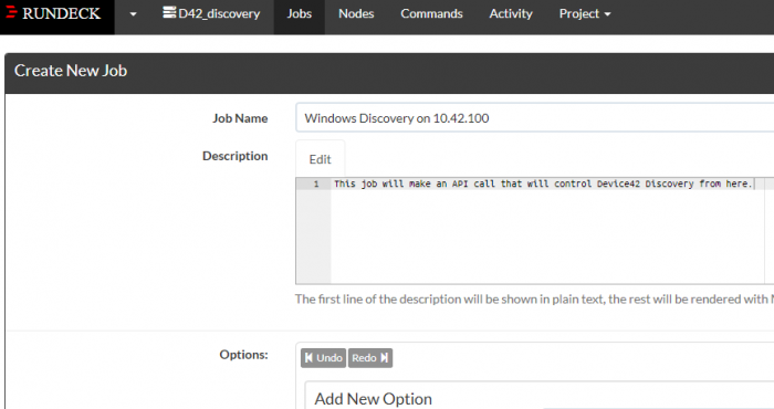 Managing Discovery Jobs with RunDeck