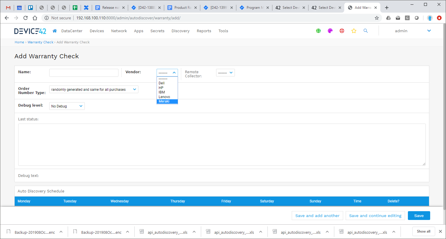Oracle DB Discovery and Device42 License Alerts in v16.04.00