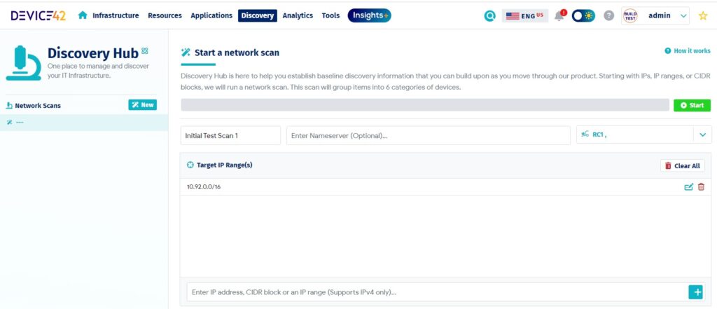 Custom Insights+ Dashboards and Charts, New Discovery Hub Network Scan, and more in v18.07.00 ...
