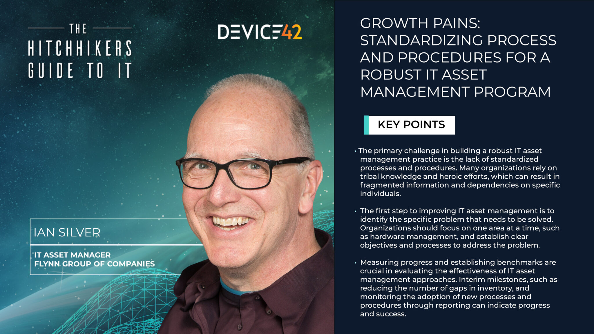 Growing Pains: Standardizing IT Asset Management Processes with Ian Silver