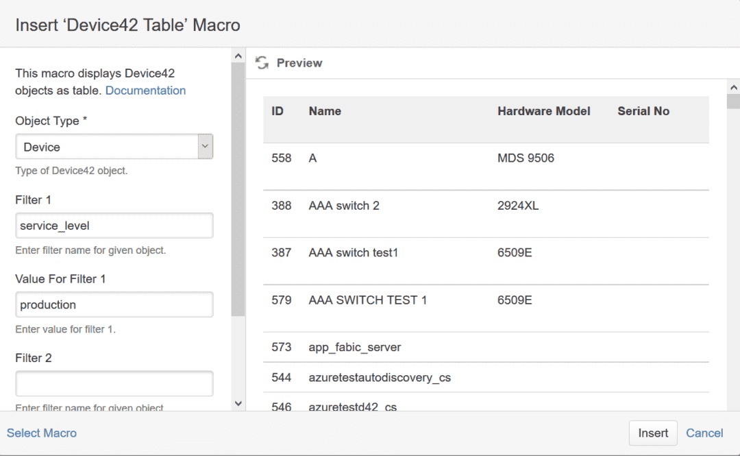 Confluence Integration | Device42 Software