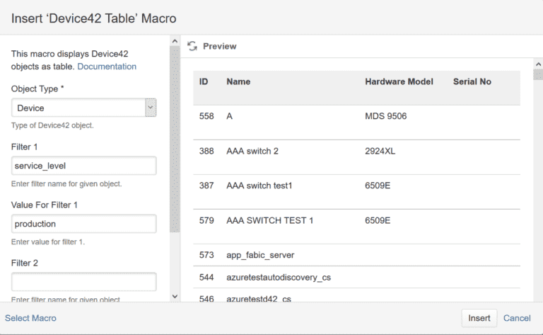 Confluence Integration | Device42 Software