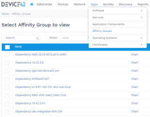 Affinity Groups | Device42 Software